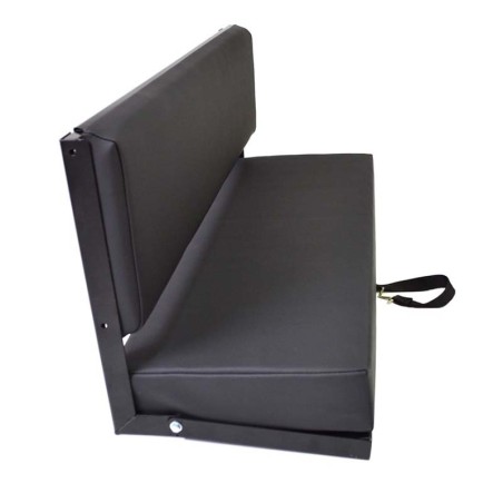 2 men bench seat - BLACK POWDER COATED FRAME - top quality