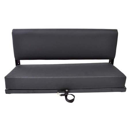 2 men bench seat - BLACK POWDER COATED FRAME - top quality