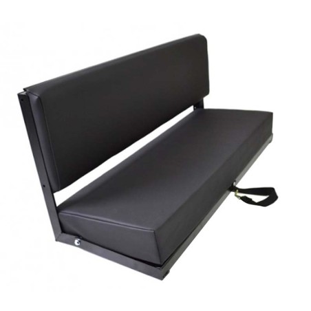 2 men bench seat - BLACK POWDER COATED FRAME - top quality